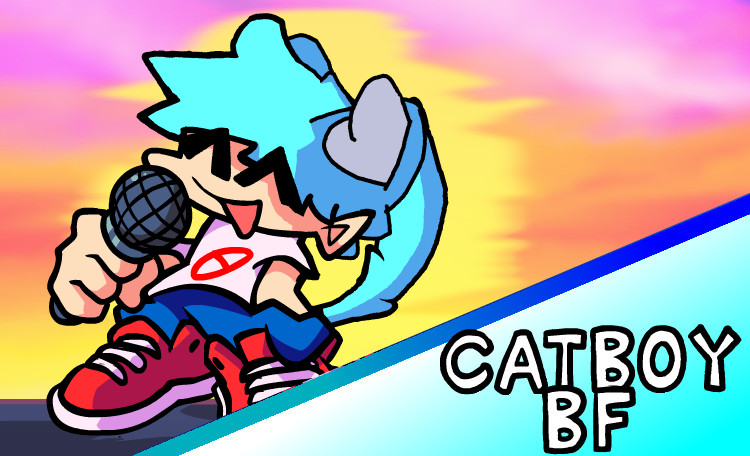 Catboy BF Mod for Friday Night Funkin' | FNF Mods