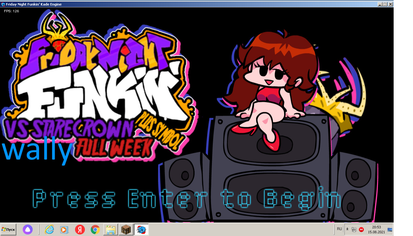 Stare crown song Wally Mod for Friday Night Funkin' | FNF Mods