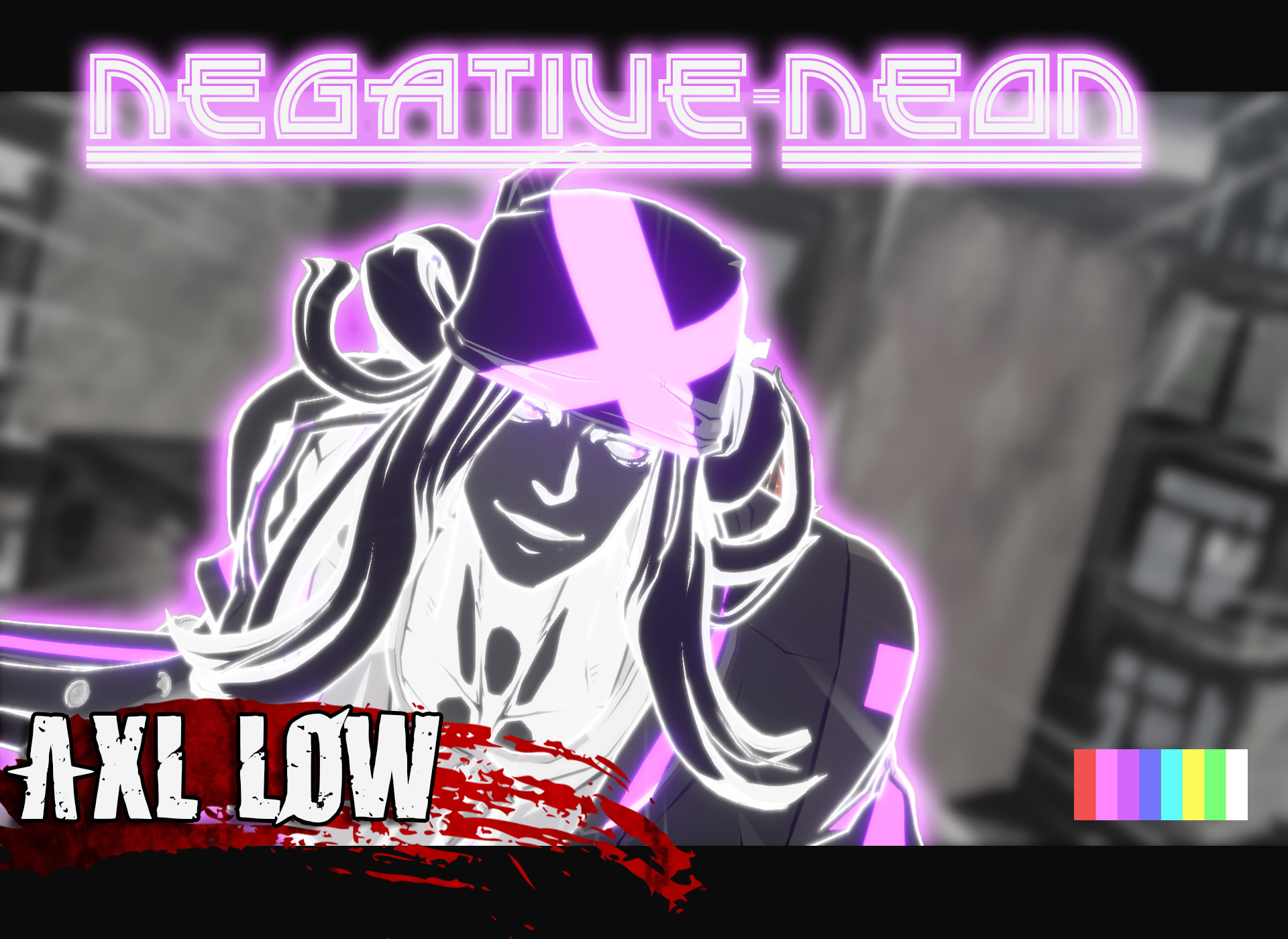 Negative Neon Axl Low Mod for GUILTY GEAR -STRIVE- | GGST Mods