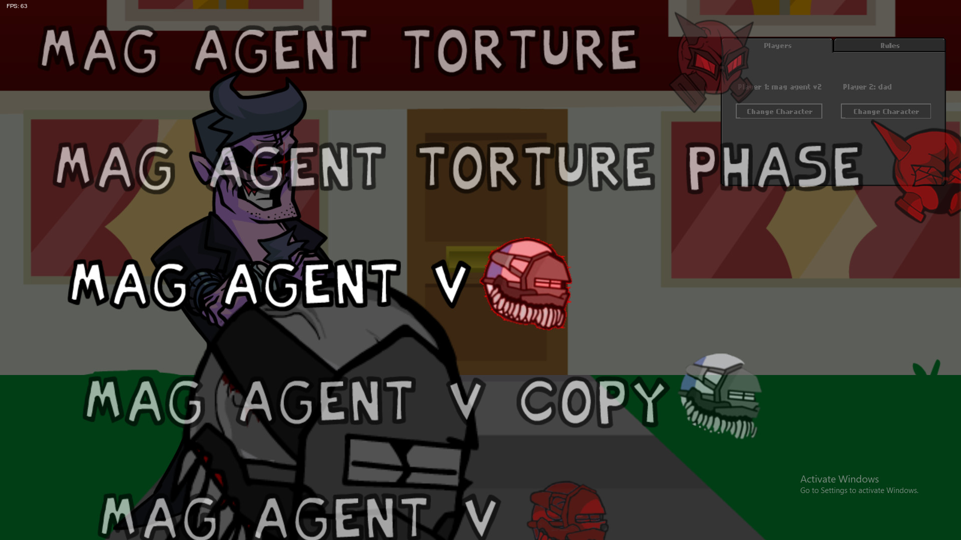 mag hank for fnf multiplayer + mag agent v2 [Friday Night Funkin'] [Mods]