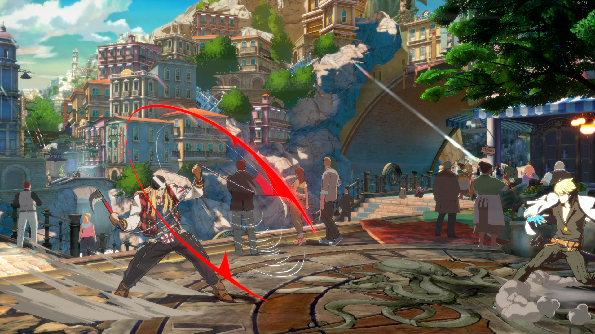 Axl Red Sickle Effects Mod for GUILTY GEAR -STRIVE- | GGST Mods