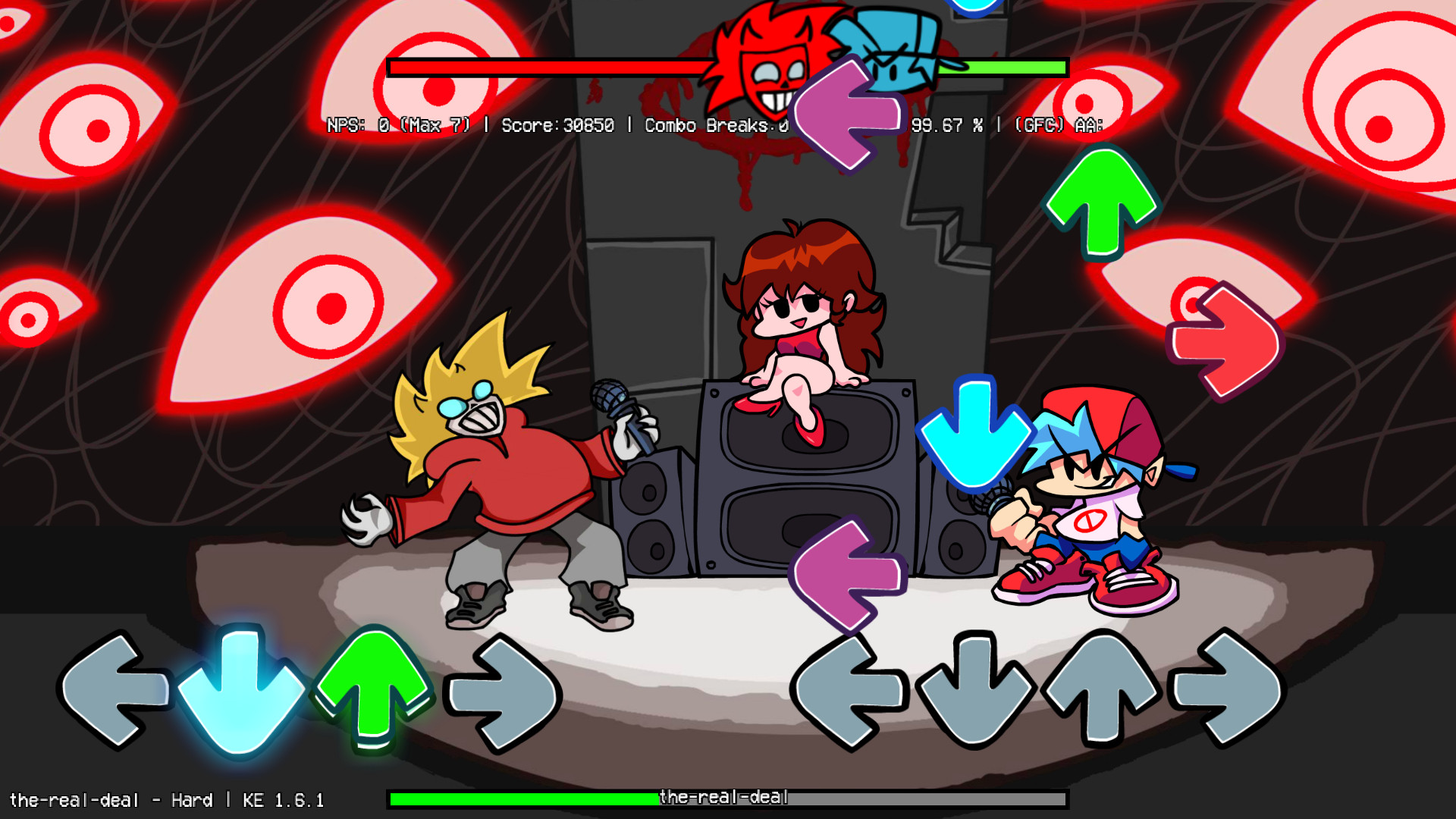 FNF X RED - Improved! Mod for Friday Night Funkin' | FNF Mods