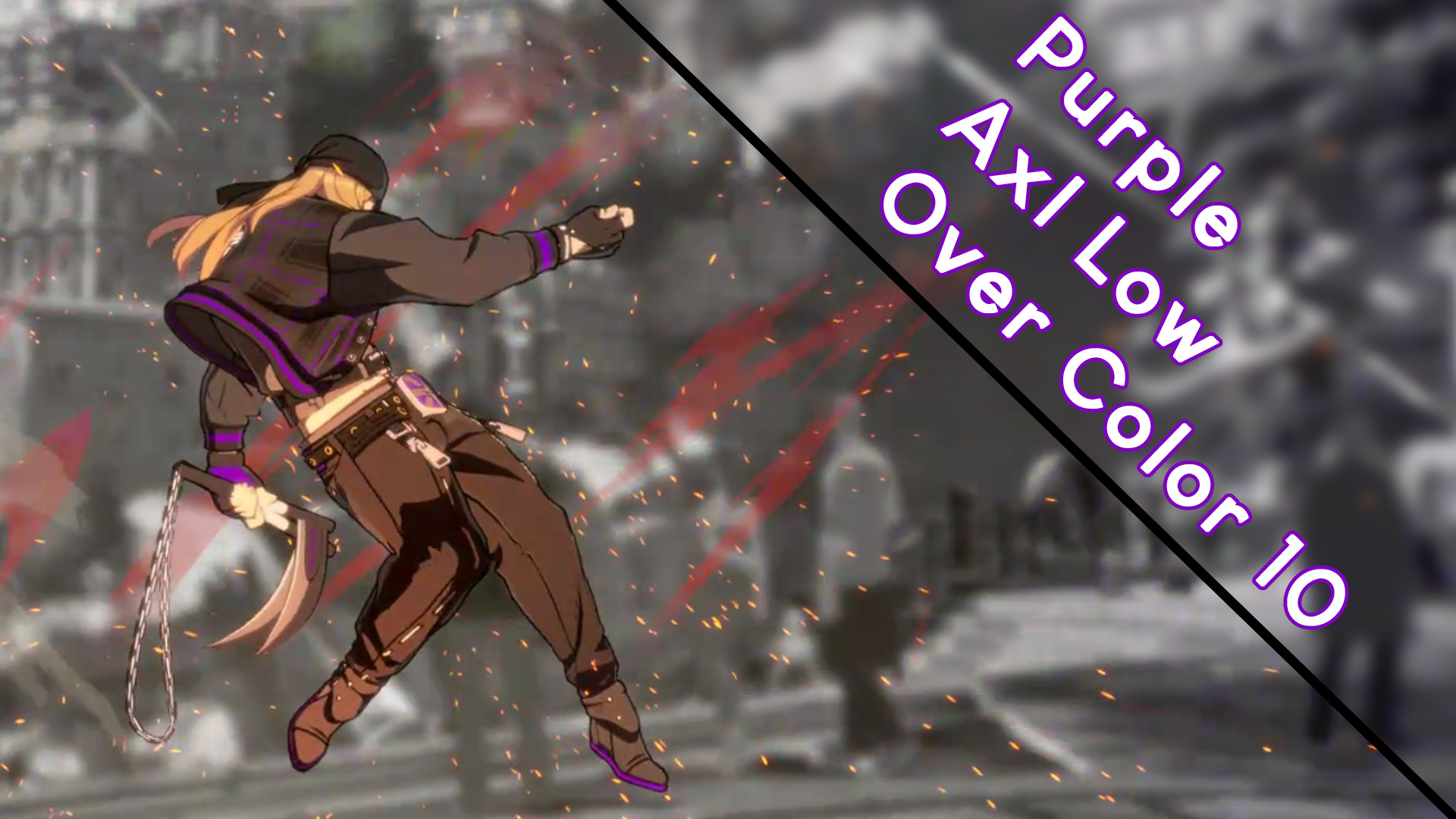 Purple Axl Recolor Over Color 10 [GUILTY GEAR -STRIVE-] [Mods]