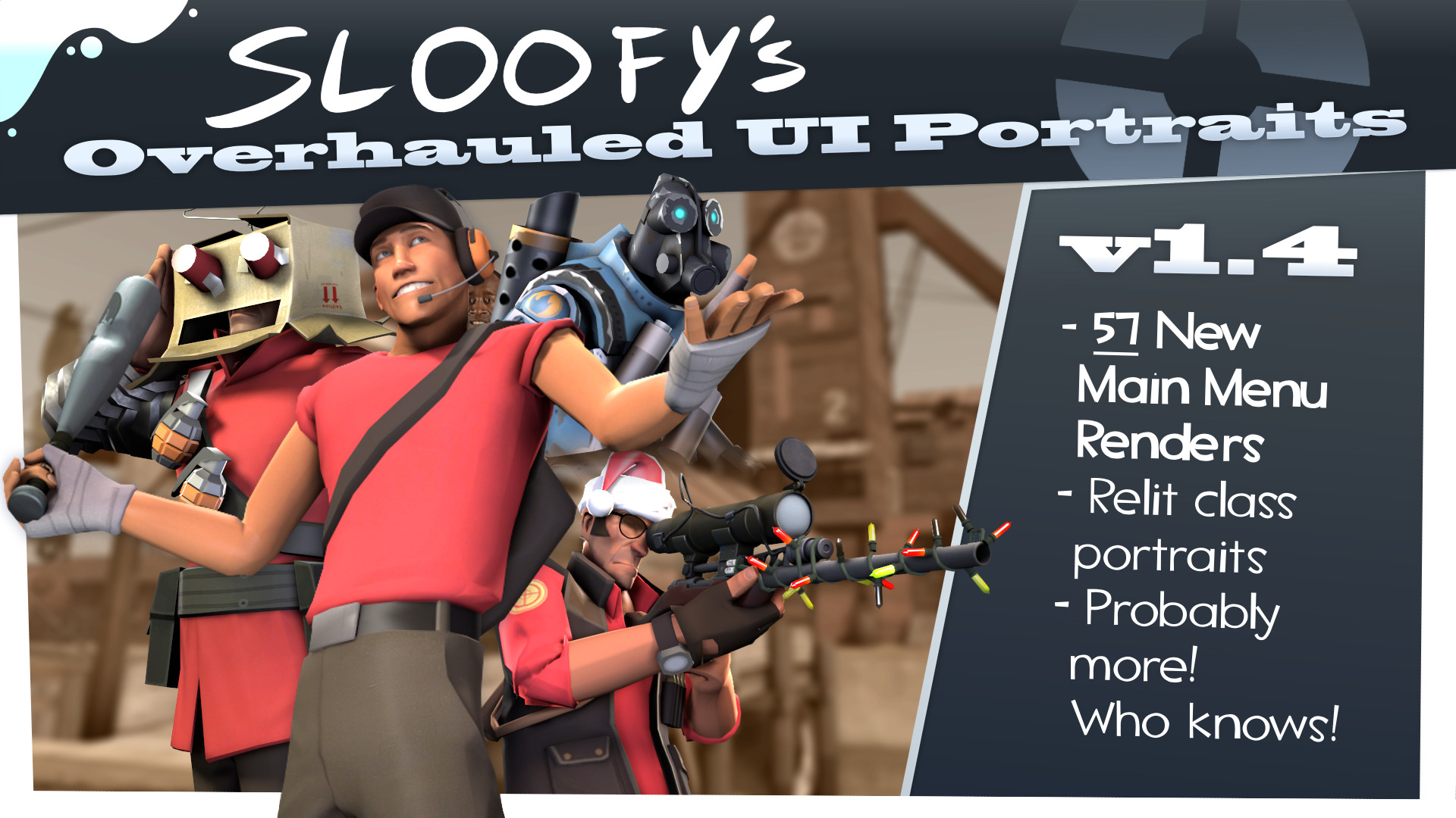 Sloofy's Overhauled UI Portraits (SOUP) Mod for Team Fortress 2 | TF2 Mods