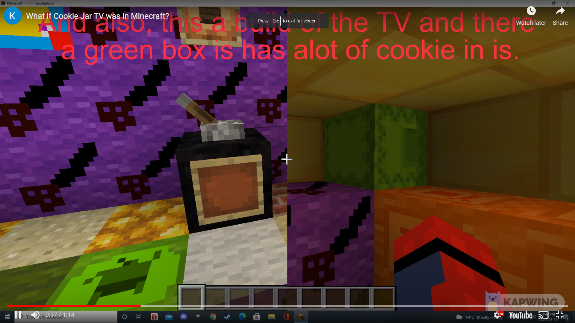 Cookie Jar TV [Maps, Texture, Skins] Mod for Minecraft: Java Edition ...