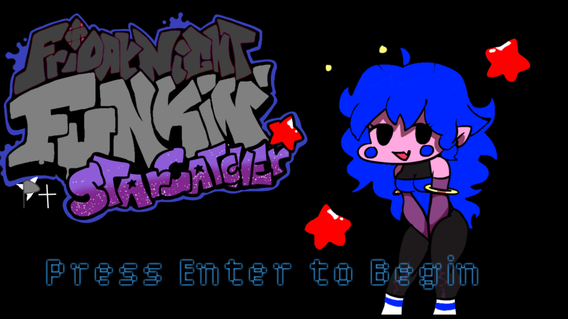 FNF p-side (piano-side) + StarCatcher [Friday Night Funkin'] [Mods]