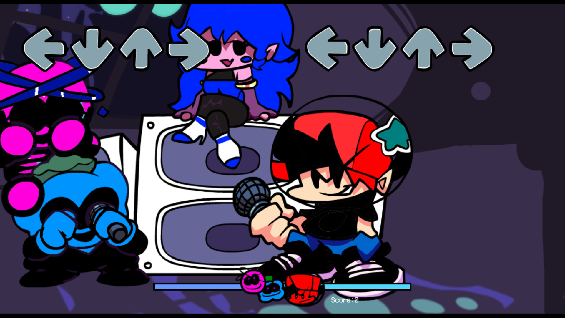 FNF p-side (piano-side) + StarCatcher [Friday Night Funkin'] [Mods]