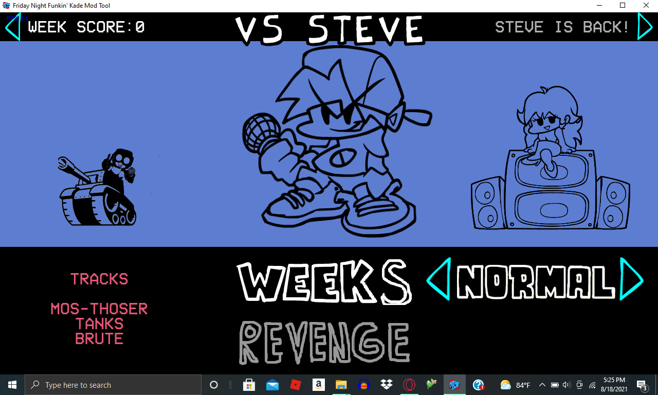 Fnf Vs Steve REVAMPED Mod for Friday Night Funkin' | FNF Mods