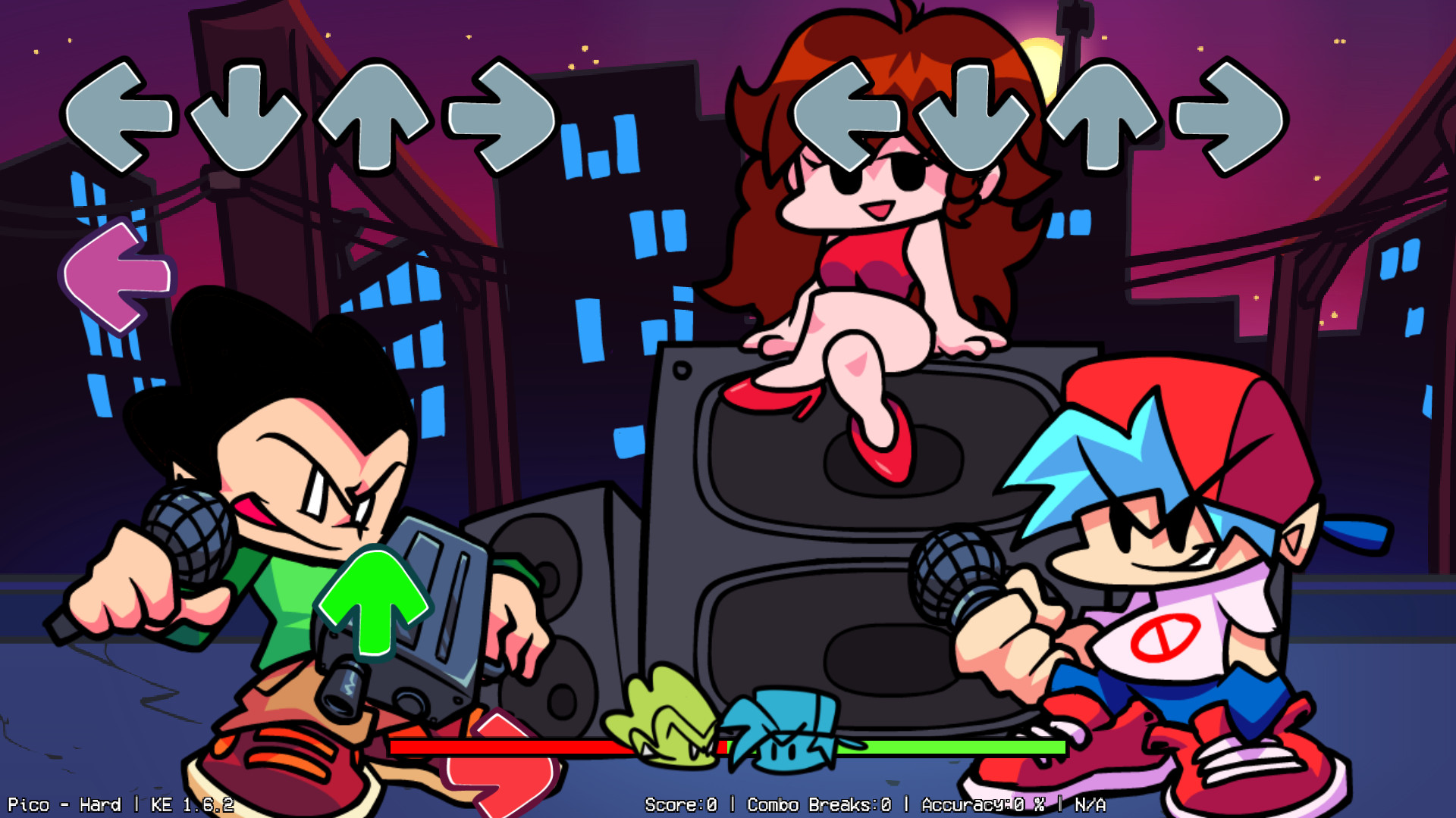 Pico Hair Black Mod for Friday Night Funkin' | FNF Mods