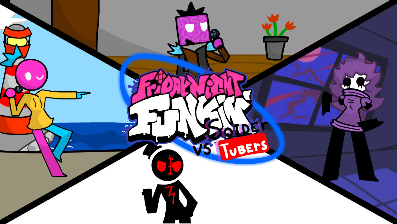 FNF Vs Soidertubers: The Full Mod [4 FULL WEEKS] [Friday Night Funkin ...