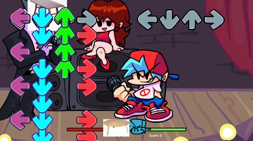 Oh no! our table! it's broken! (FNF mod) [Friday Night Funkin'] [Mods]