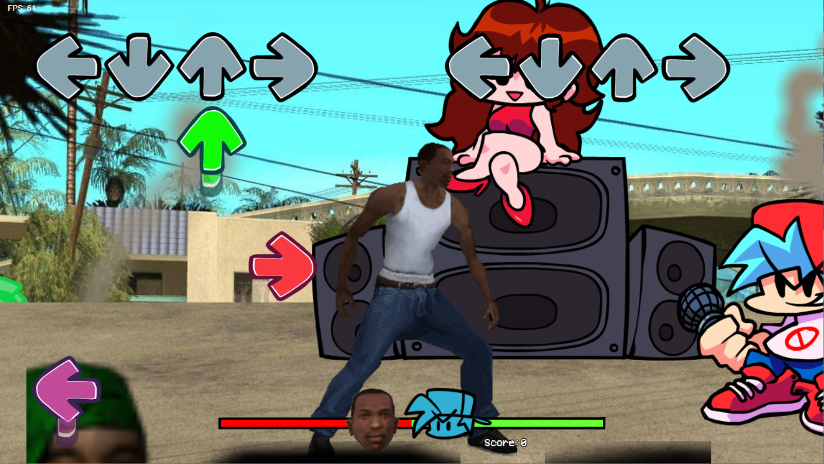 fnf gta sa mod(cj) Mod for Friday Night Funkin' | FNF Mods