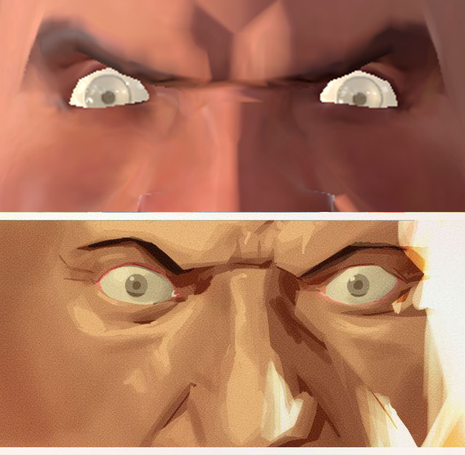 2006 Comic Styled Eyes Mod for Team Fortress 2 | TF2 Mods