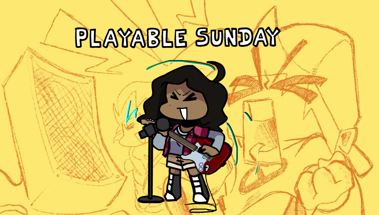 Playable Guitar Sunday [Friday Night Funkin'] [Mods]