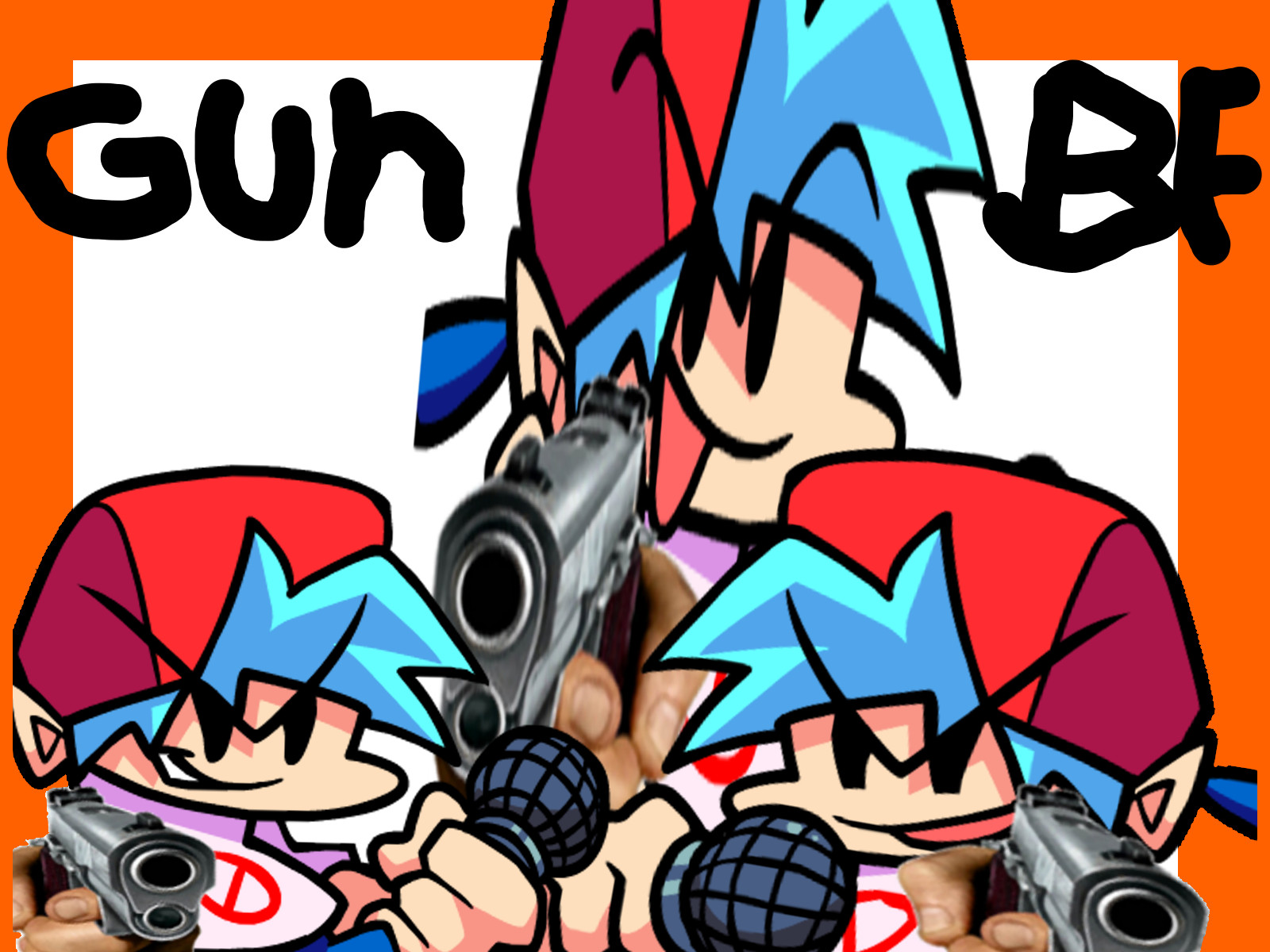 bf with gun [Friday Night Funkin'] [Mods]