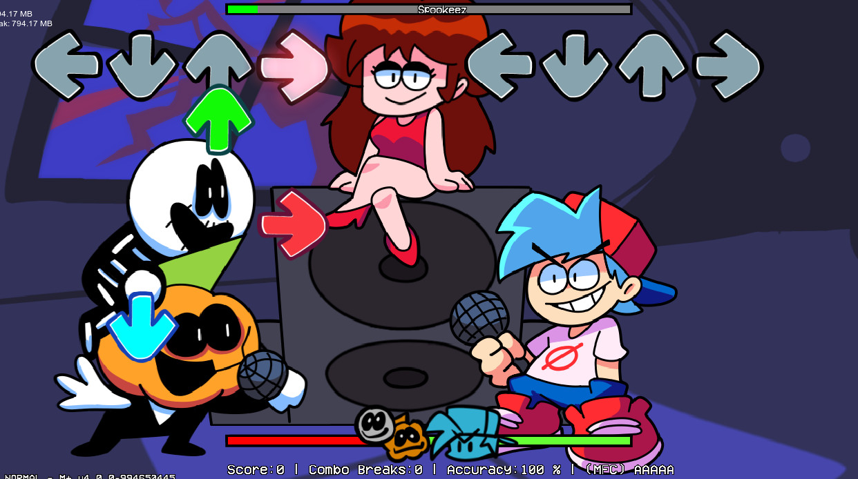 FNF Sr Pelo Art style Mod for Friday Night Funkin' | FNF Mods