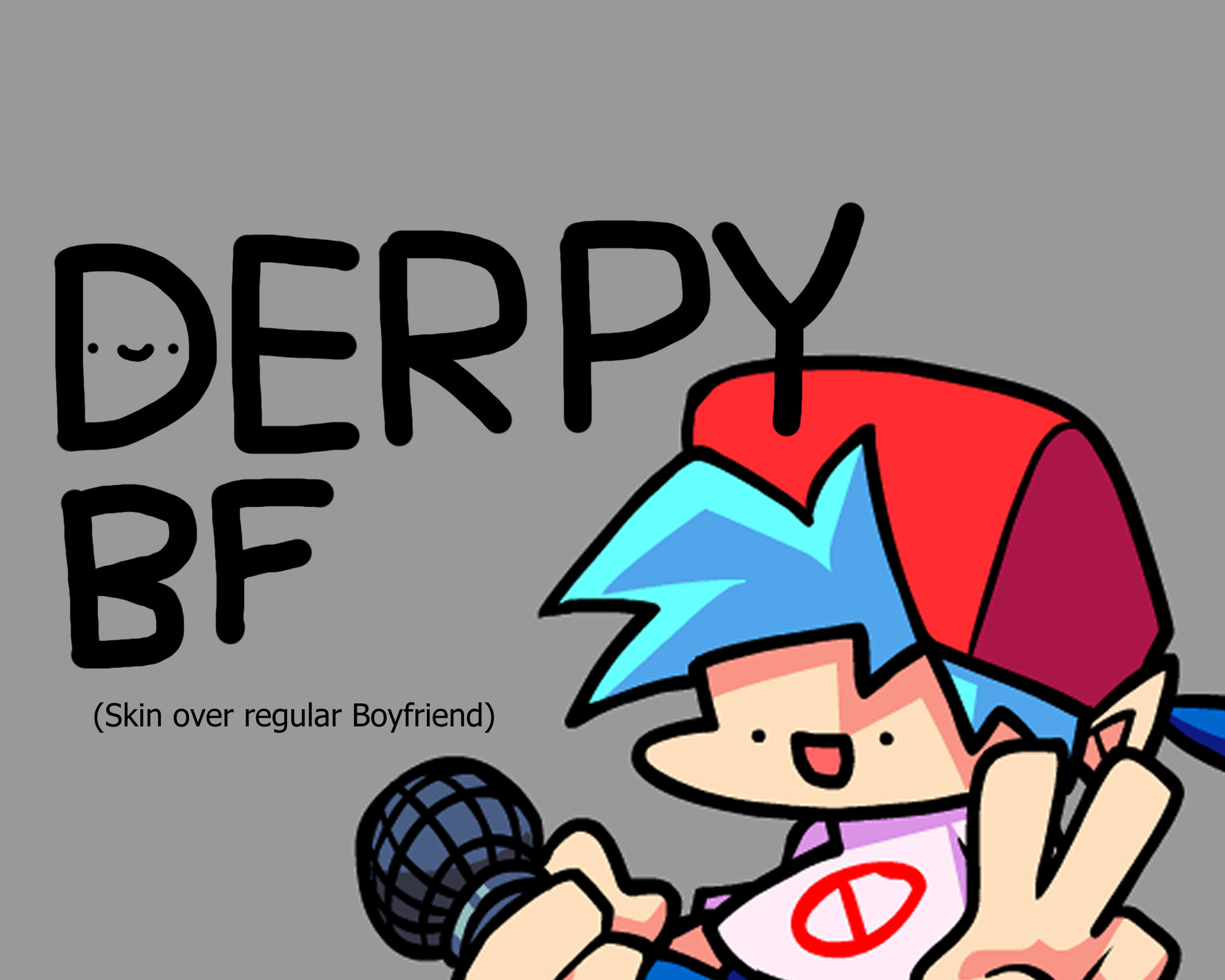 Derpy Boyfriend Skin Mod (V2 Update!) [Friday Night Funkin'] [Mods]