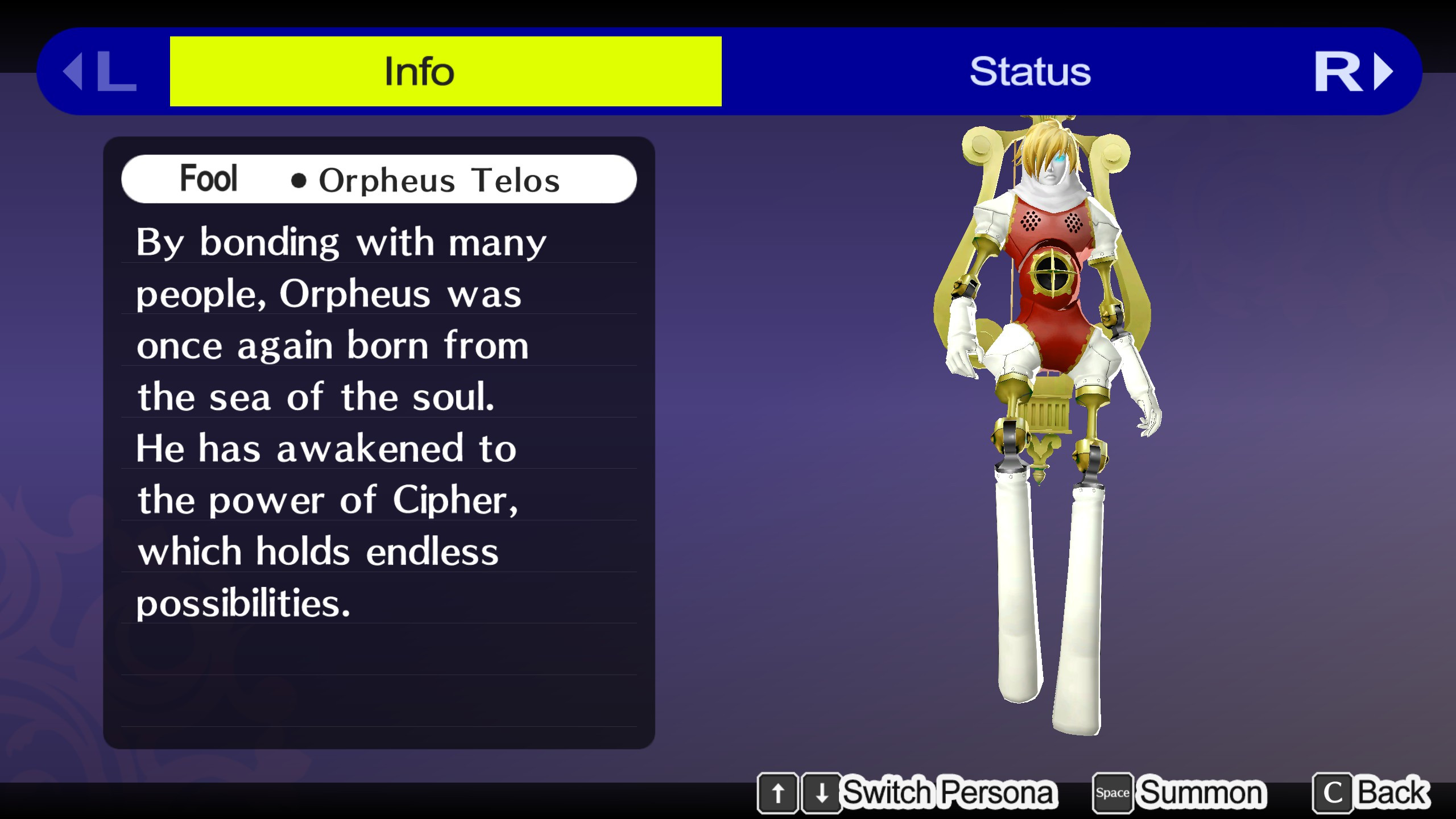 Persona 3 Orpheus Telos