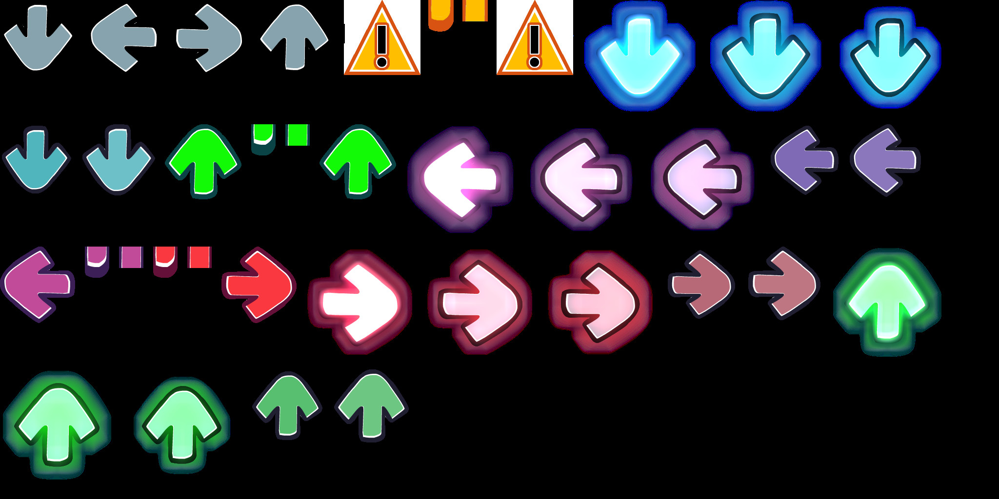 Warning down note [Friday Night Funkin'] [Mods]