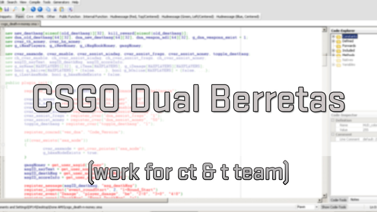 csgo dual barettas/dual elites mod [Counter-Strike 1.6] [Mods]