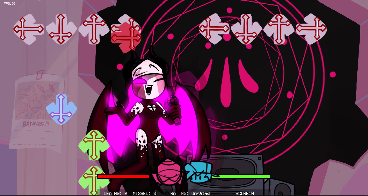 Remastered Gospel Sarvente but glowing Update 2.1 Mod for Friday Night ...