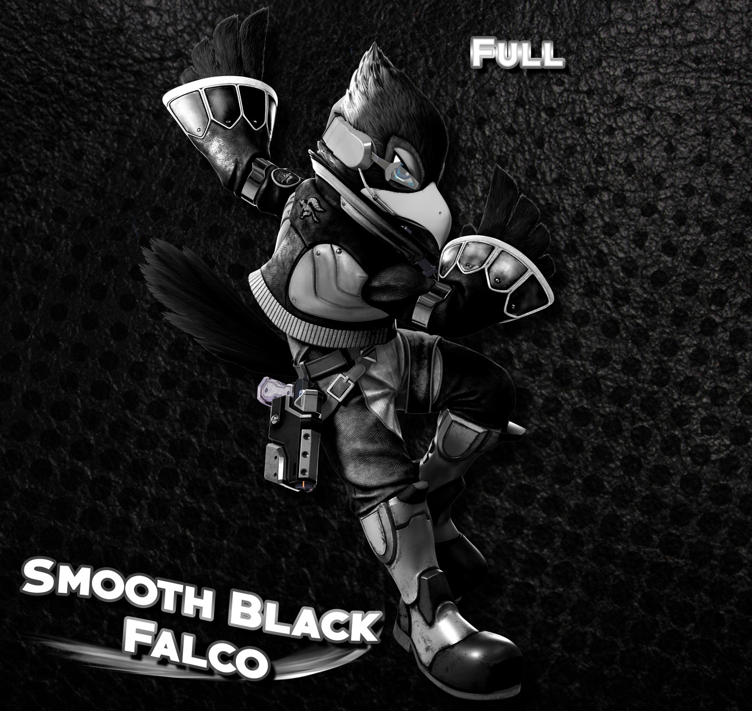 Smooth Black Falco Mod for Super Smash Bros. Ultimate | SSBU Mods