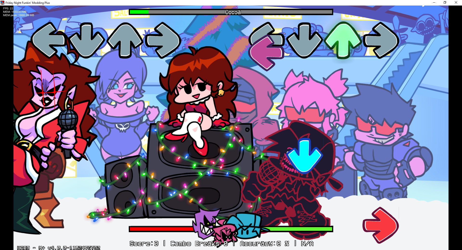 Corrupted BF Space's Style! Mod for Friday Night Funkin' | FNF Mods
