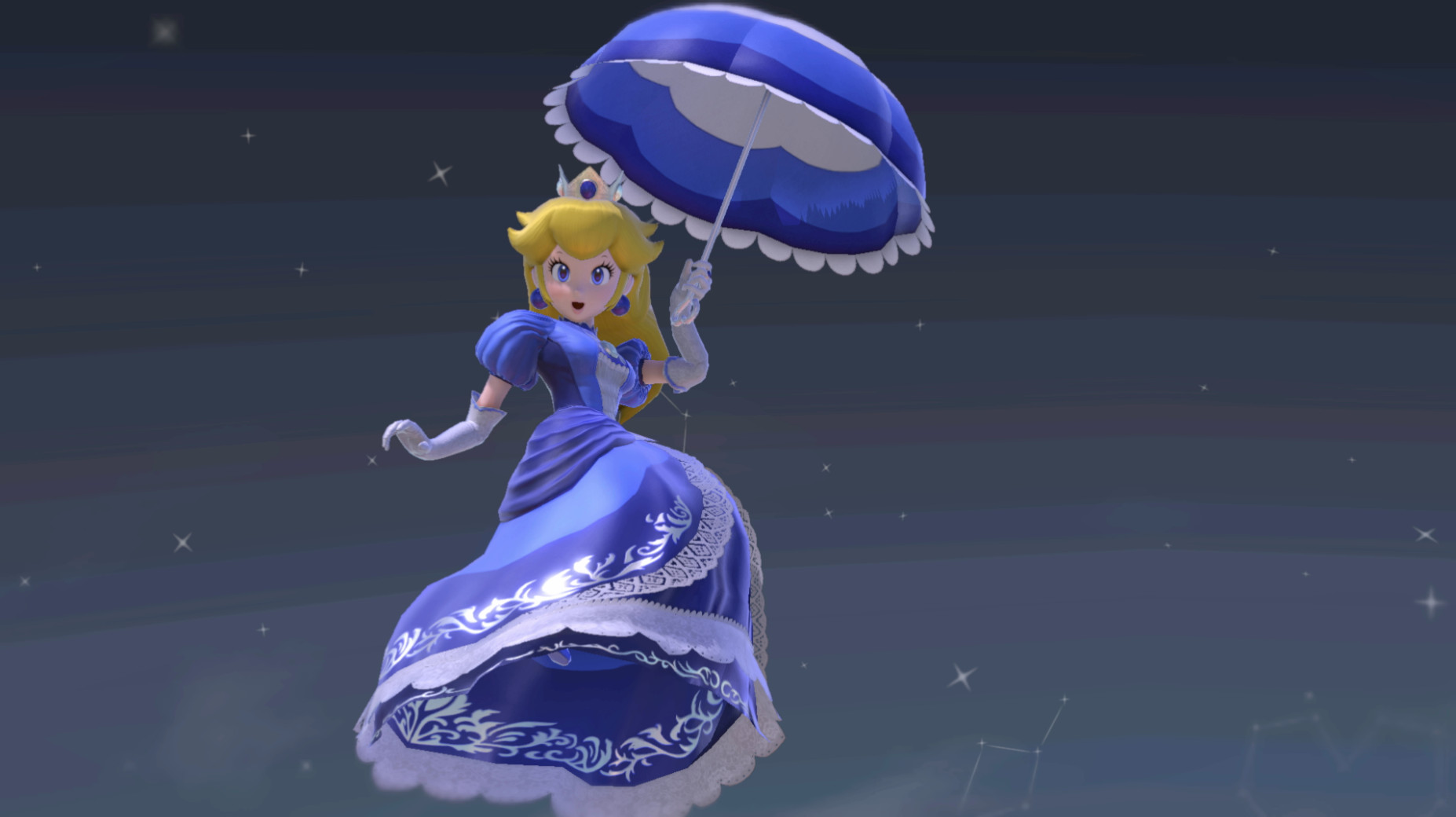 Royal White & Blue Peach Mod for Super Smash Bros. Ultimate | SSBU Mods
