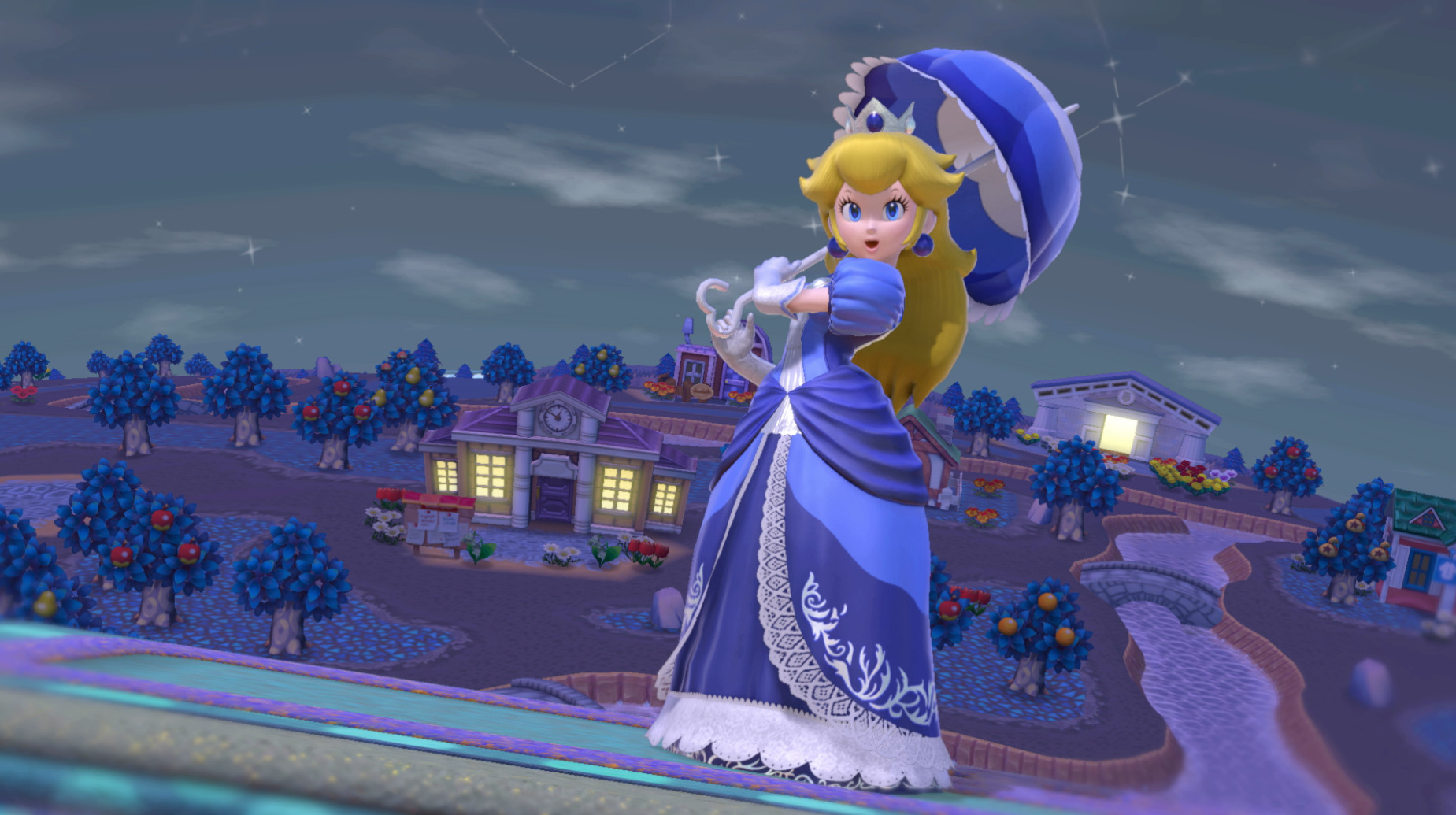 Royal White & Blue Peach Mod for Super Smash Bros. Ultimate | SSBU Mods