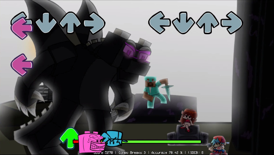 Ender Dragon AS HELLCLOWN Mod for Friday Night Funkin' | FNF Mods