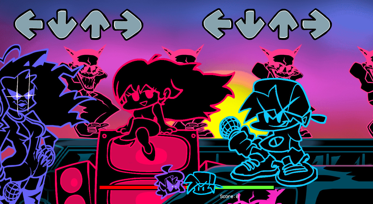 Friday Night Funkin': Wireframe Mod for Friday Night Funkin' | FNF Mods