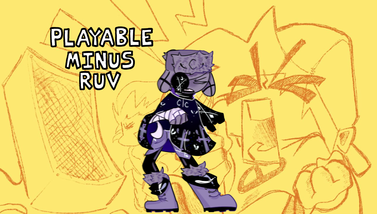 Playable Minus Ruv Mod for Friday Night Funkin' | FNF Mods
