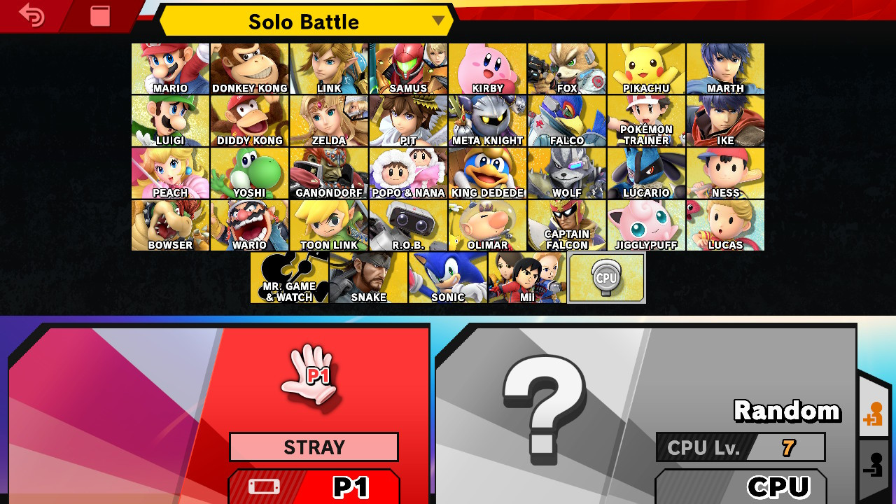 Smash Brawl characters only Mod for Super Smash Bros. Ultimate | SSBU Mods