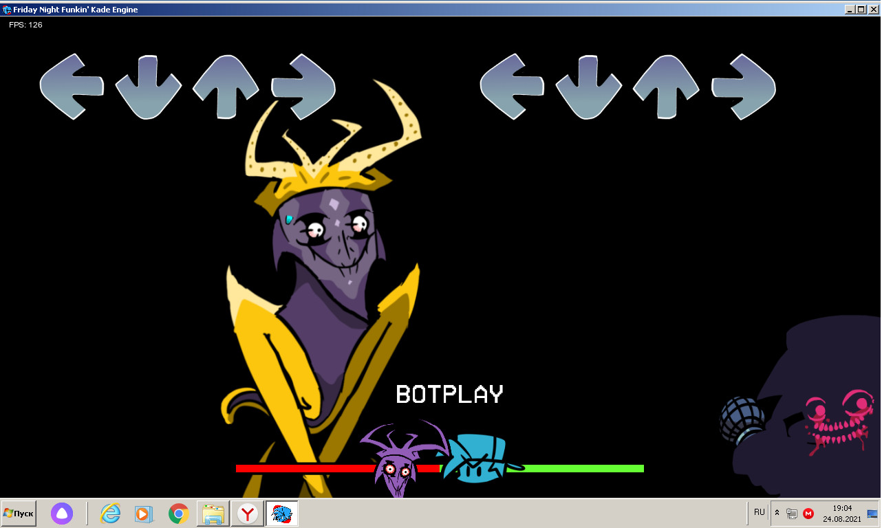 Corrupted stare crown Mod for Friday Night Funkin' | FNF Mods