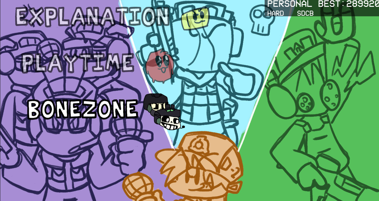 FANMADE Bone zone [Friday Night Funkin'] [Mods]
