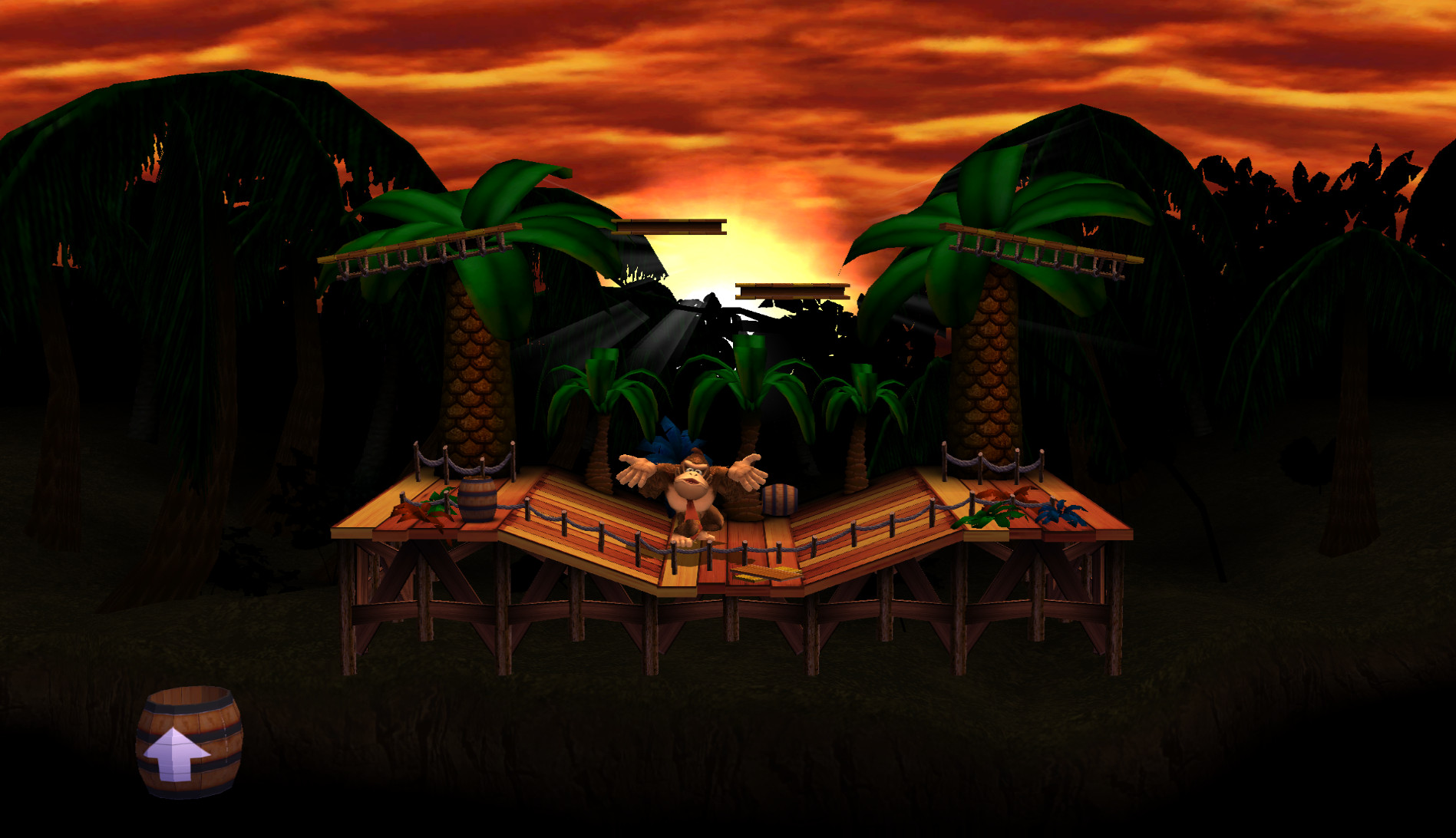 Kongo Jungle (64) Remake [Super Smash Bros. Brawl] [Mods]