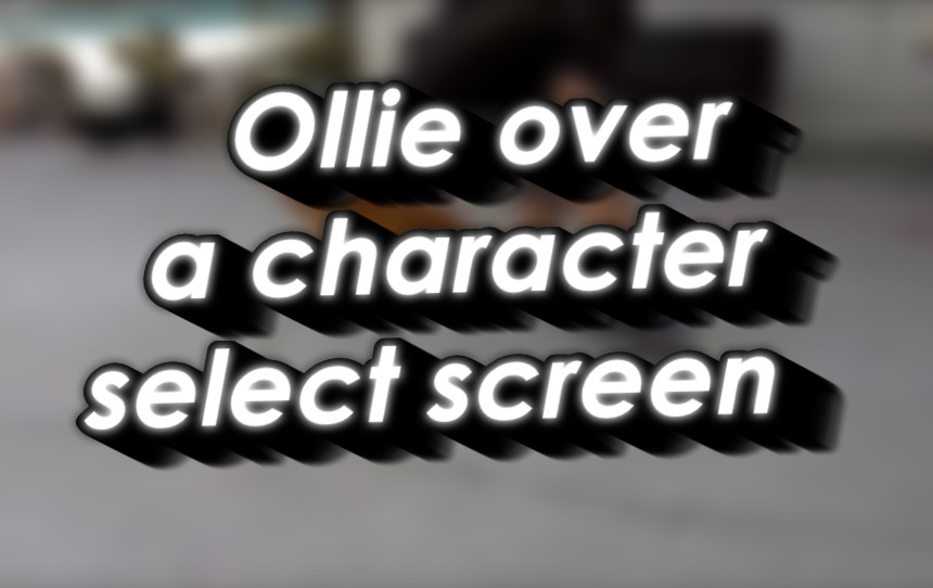 ollie over a character select screen Mod for GUILTY GEAR -STRIVE ...