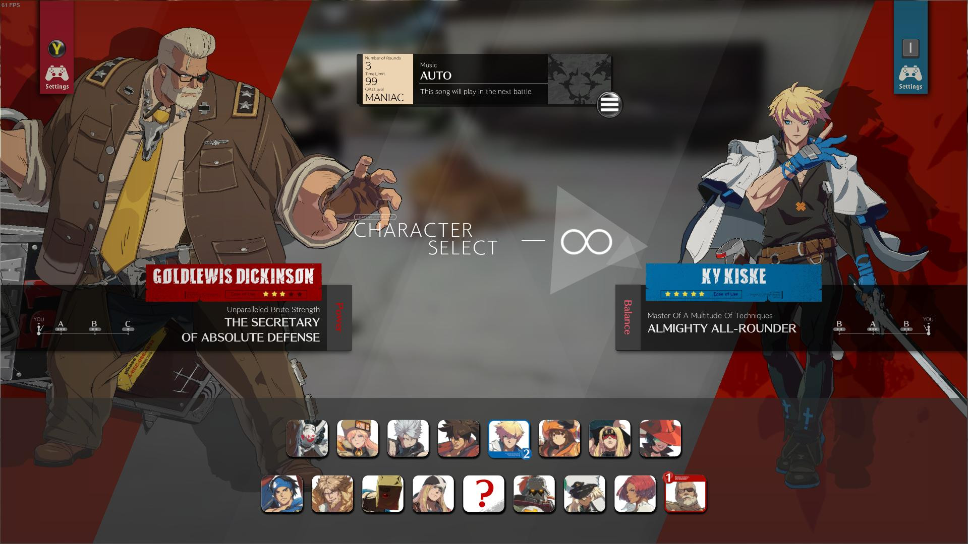 ollie over a character select screen Mod for GUILTY GEAR -STRIVE ...