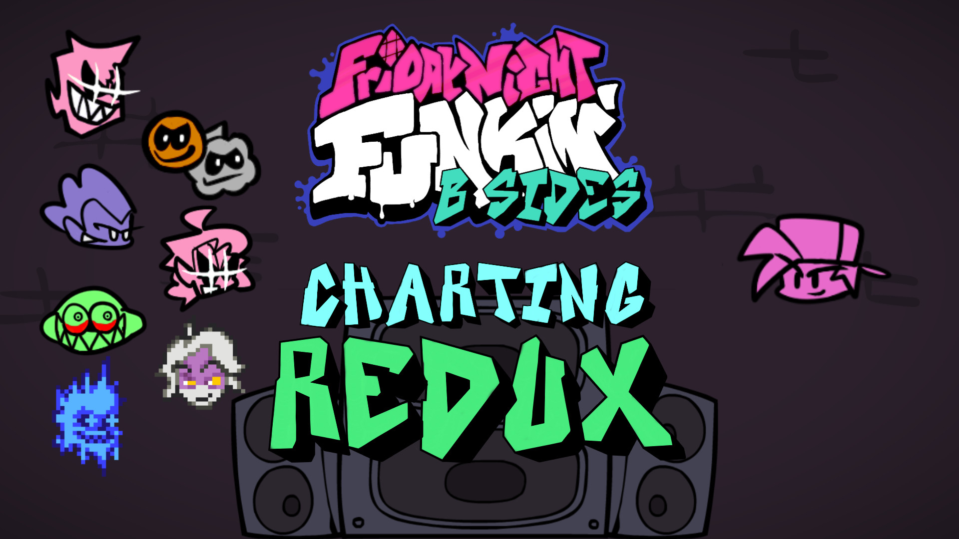 B-Side Remixes: Charting Redux Mod for Friday Night Funkin' | FNF Mods