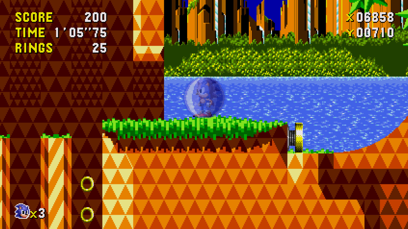 Mania HUD Position [Sonic CD (2011)] [Mods]