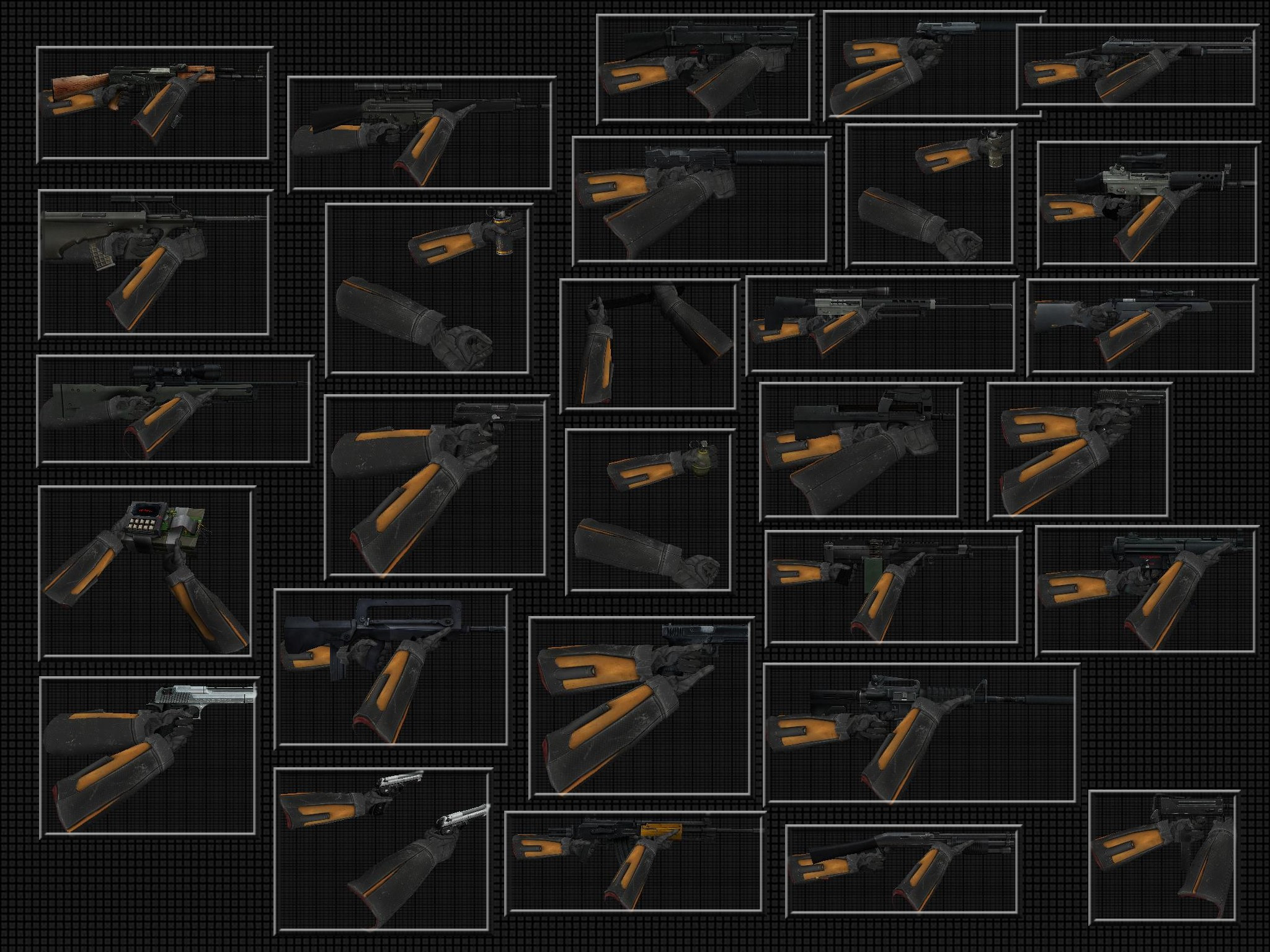 CSS Weapons with Real Half-Life 2 Hands v3.1 Final Mod for Counter-Strike 1.6 | CS1.6 Mods