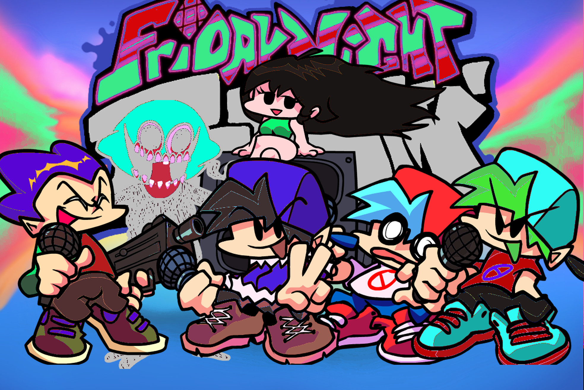 super colors mod Mod for Friday Night Funkin' | FNF Mods