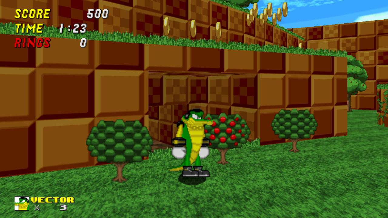 Vector & Charmy (updated) Mod for Sonic Robo Blast 2 | SRB2 Mods