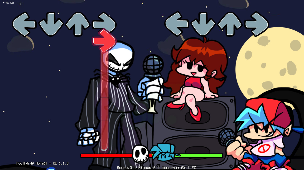 Jack Skellington over Zardy Remastered! Mod for Friday Night Funkin ...