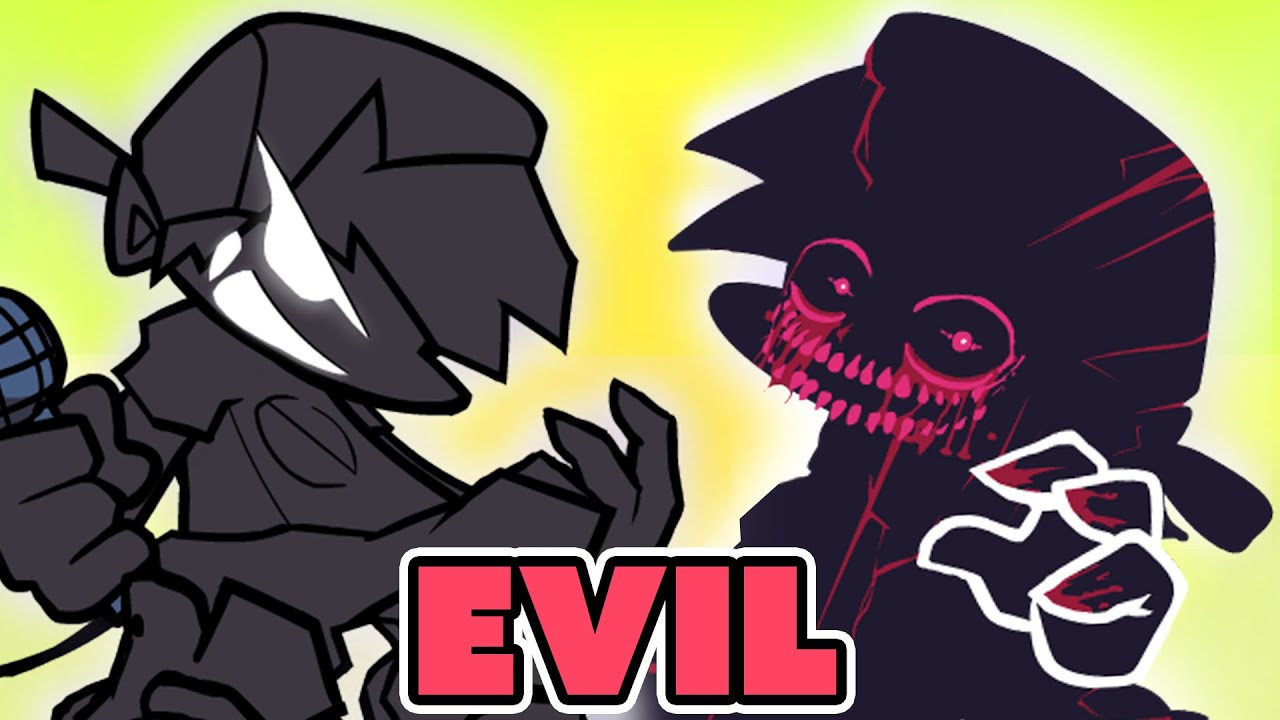 Playble Demon evil BF over BF Mod for Friday Night Funkin' | FNF Mods
