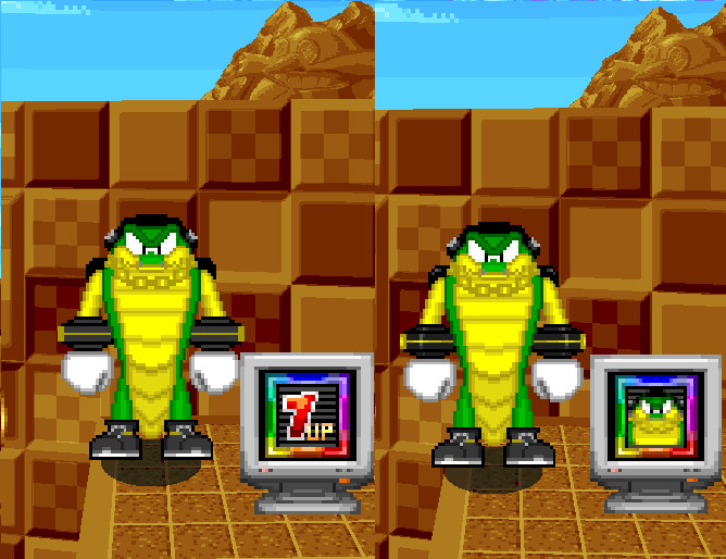 Vector & Charmy (updated) Mod for Sonic Robo Blast 2 | SRB2 Mods