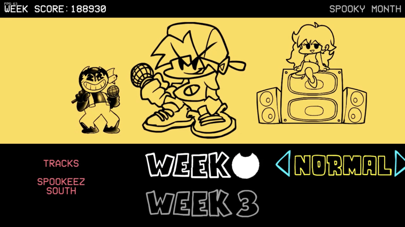 BATIM Vs Sammy fnf skin over Skid & Pump [Friday Night Funkin'] [Mods]