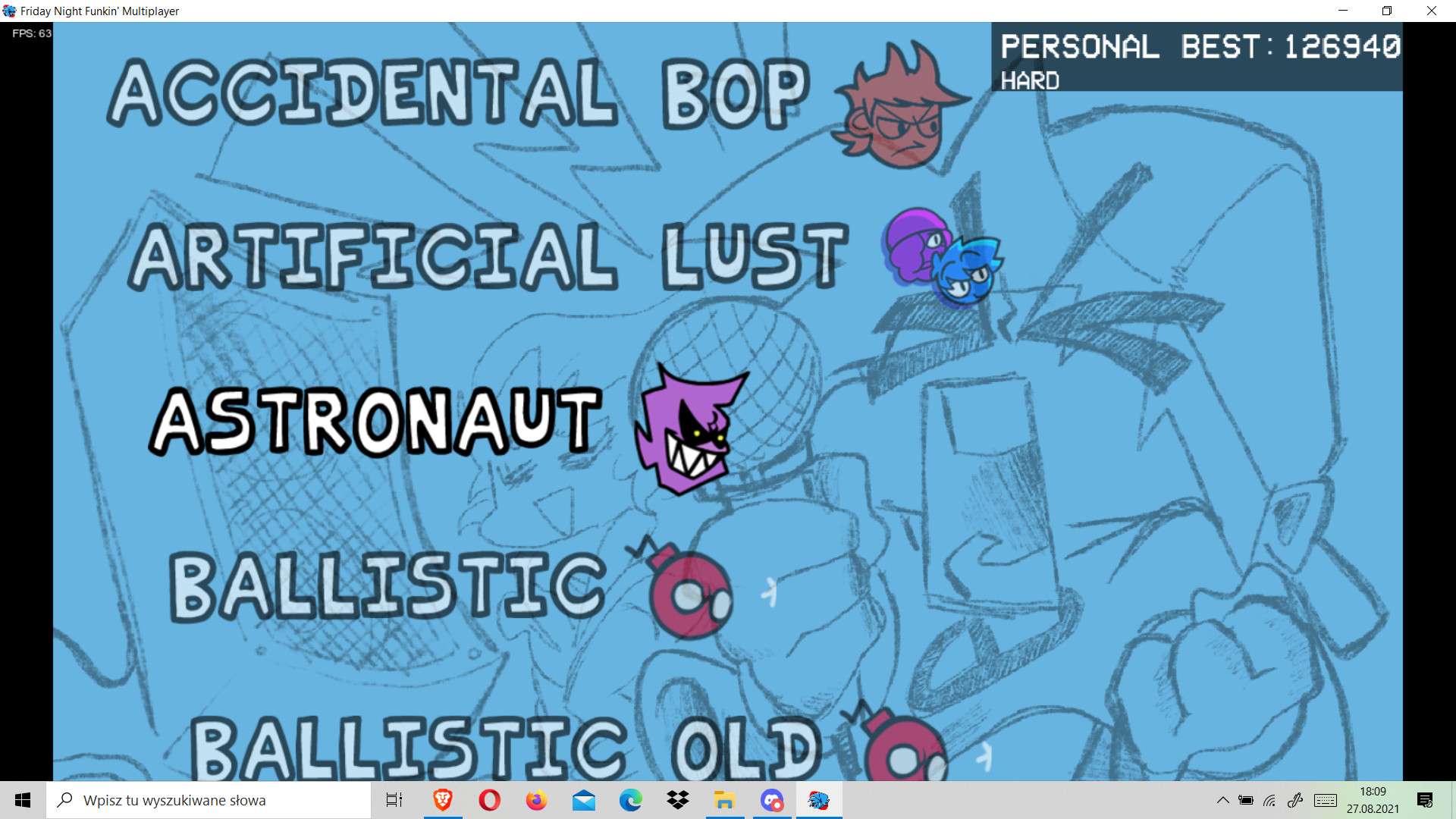 Astronaut in the ocean for fnf multiplayer [Friday Night Funkin'] [Mods]