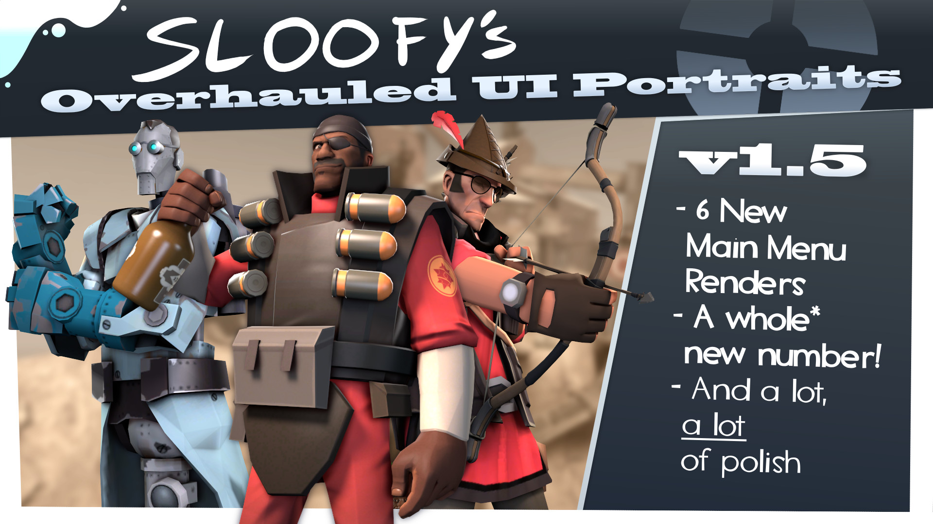Sloofy's Overhauled UI Portraits (SOUP) Mod for Team Fortress 2 | TF2 Mods