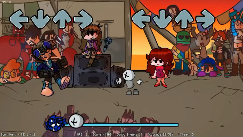 FNF/Grunt but bad skin Boyfriend [Friday Night Funkin'] [Mods]